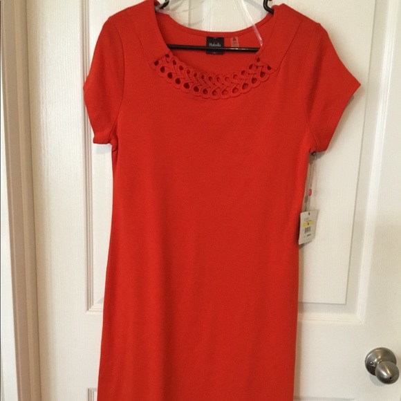 Rafaella | Dresses | Rafaella Fiery Red Dress Nwt | Poshmark